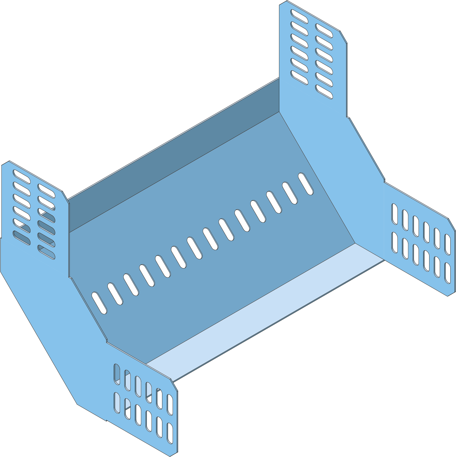 Inside Riser 90° Cable Tray ECT100 100x400 RVS304 | 90° | Stainless ...