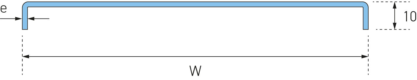 Cover T-Piece Cable Tray ECT 100 SV | Pre galvanized | 100 mm | ECTETC ...