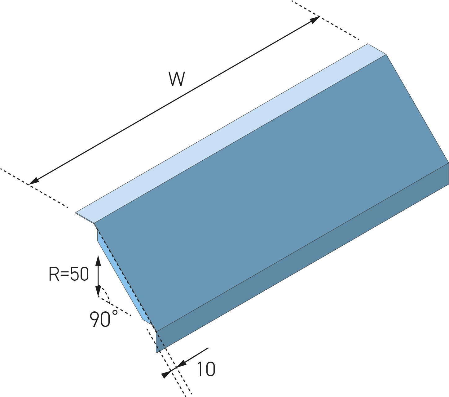 Cover Inside Riser 90° Cable Tray ECT 150 RVS316 | 90° | Stainless ...