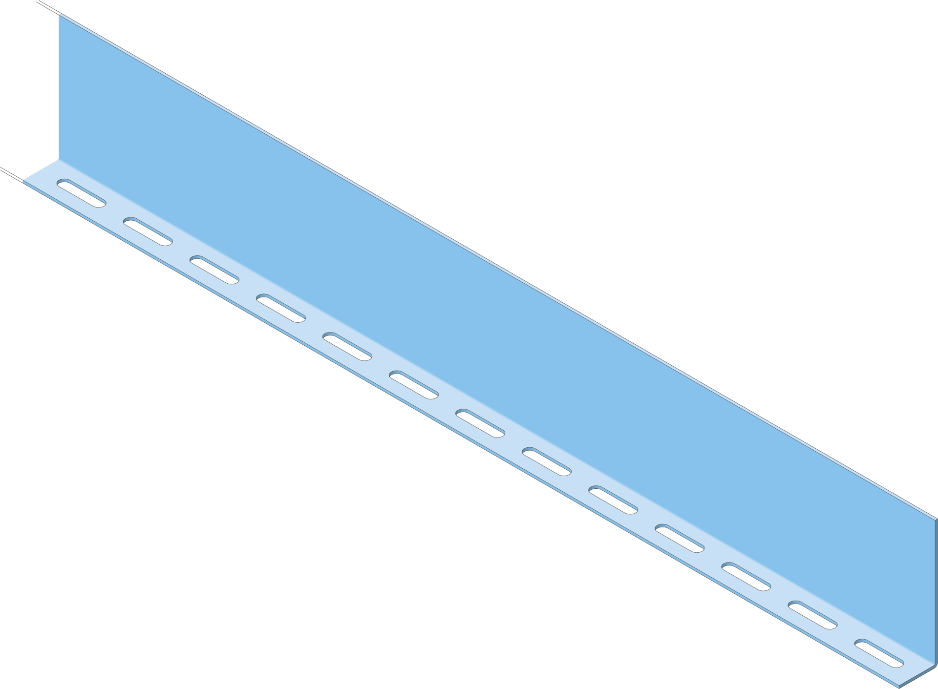 Divider Cable Tray ECT100 100 RVS316 | 3000 mm | Stainless Steel 316 ...