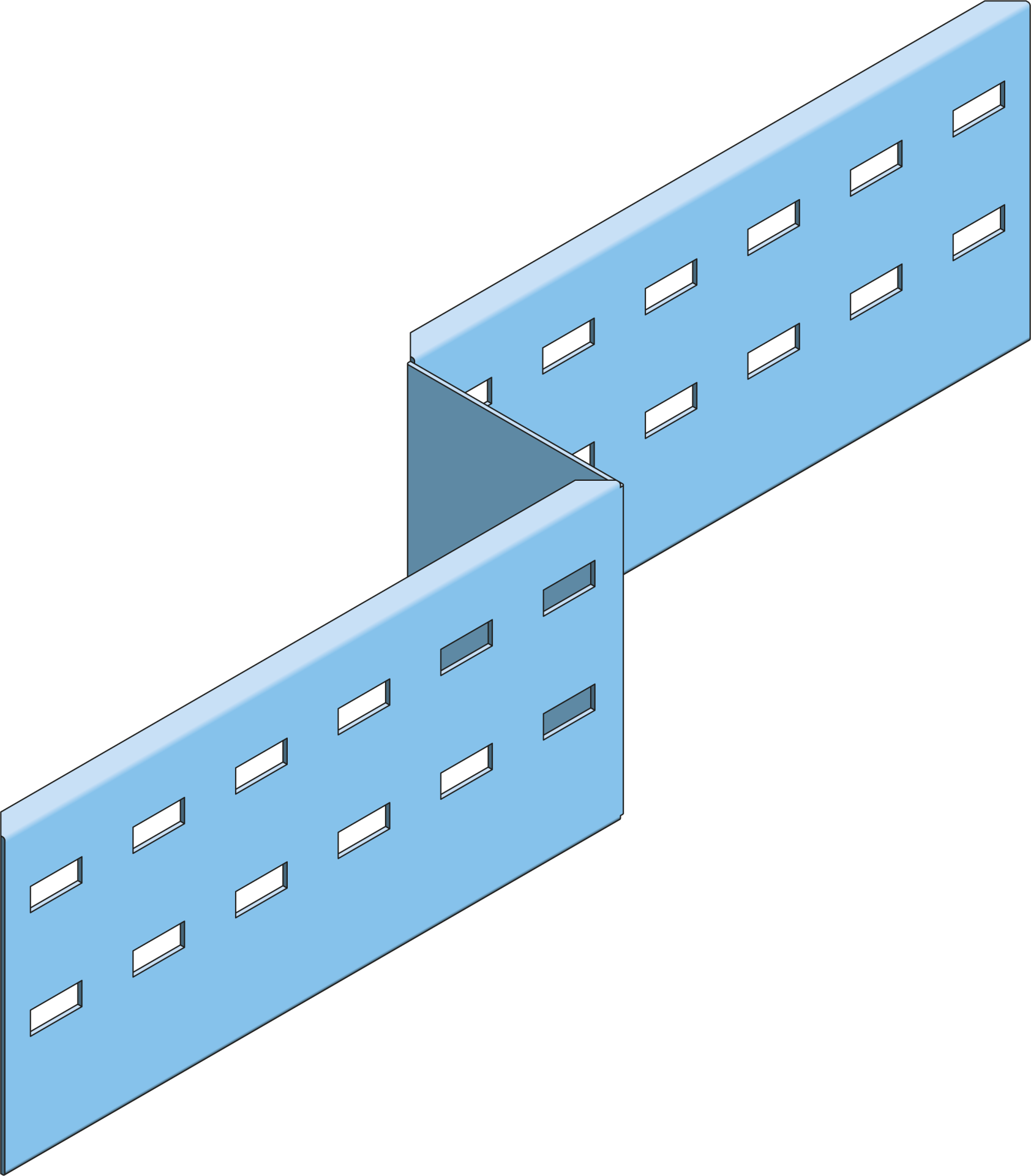 Right Hand Reducer Cable Ladder ECL150 300mm SS316 | 143 mm | Stainless ...