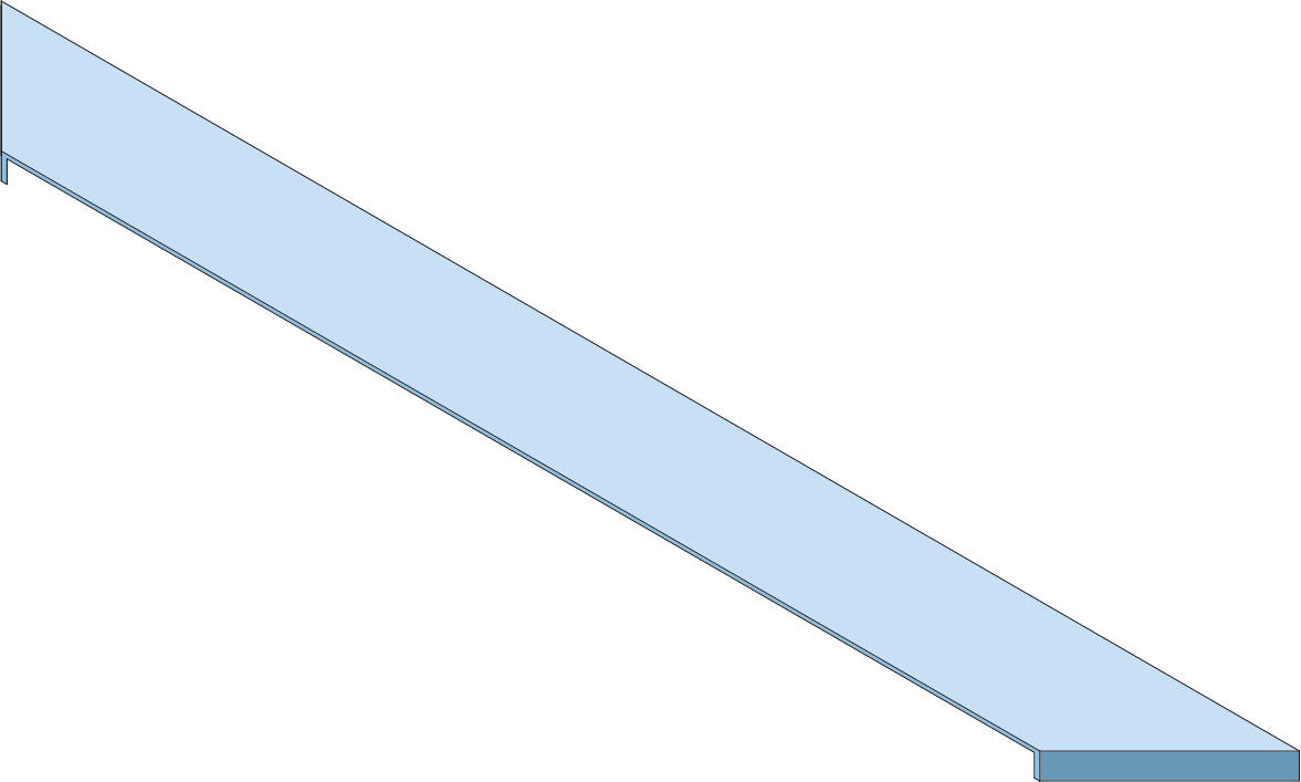 Cover Branch Cable Tray ECT 600 RVS316 | Stainless Steel 316 | 600 mm ...