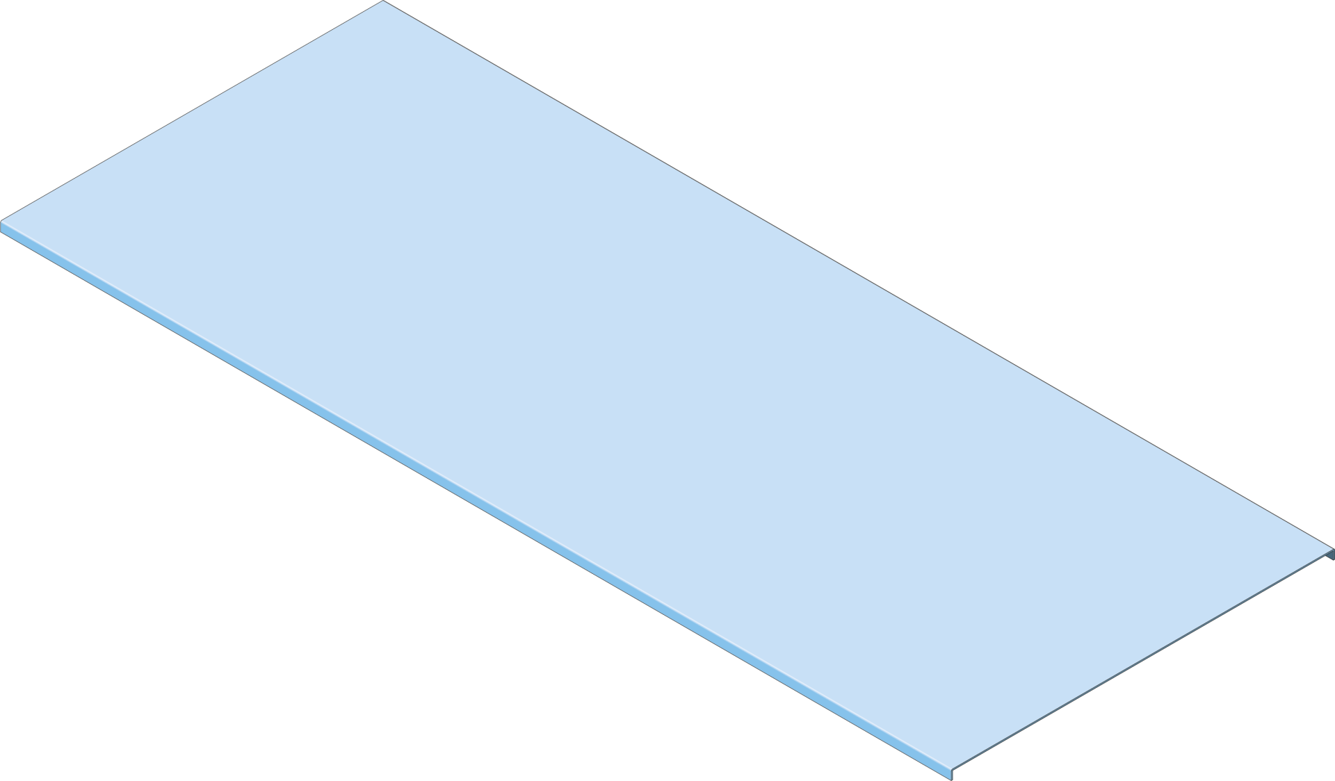 Cover Cable Tray ECT 150 TV | 150 mm | 3000 mm | Hot dip galvanized ...