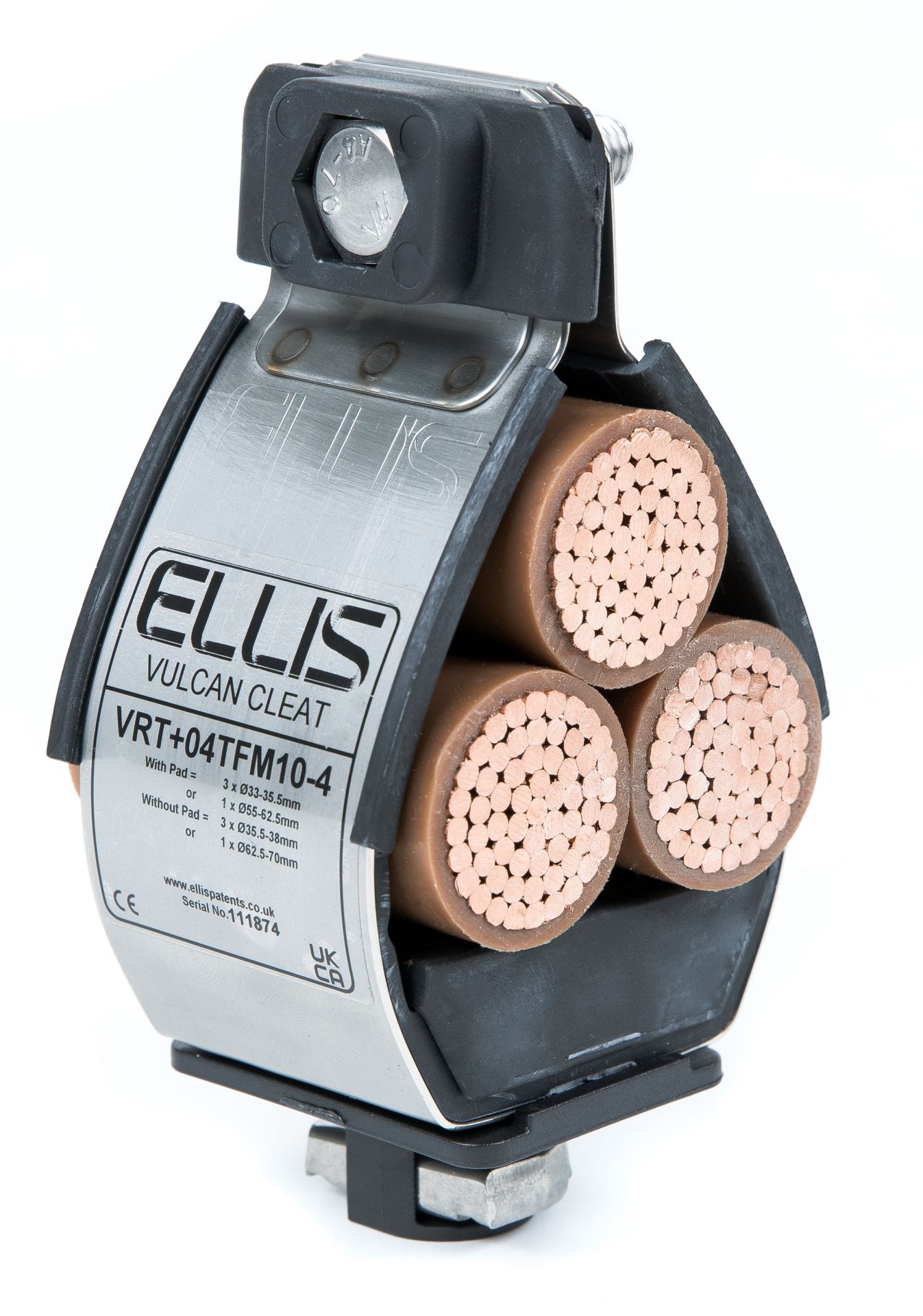 Vulcan+ Cable Cleat 30-35 | Stainless Steel 316 | 49 - 64 mm | VRT+ ...