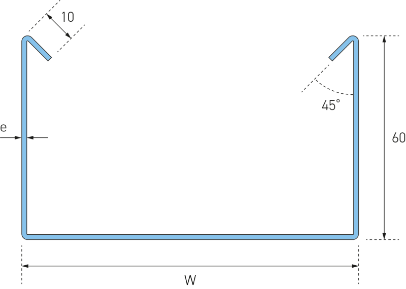Cable Tray Perforated 60x100mm RVS304 | 60 mm | 3000 mm | Stainless ...