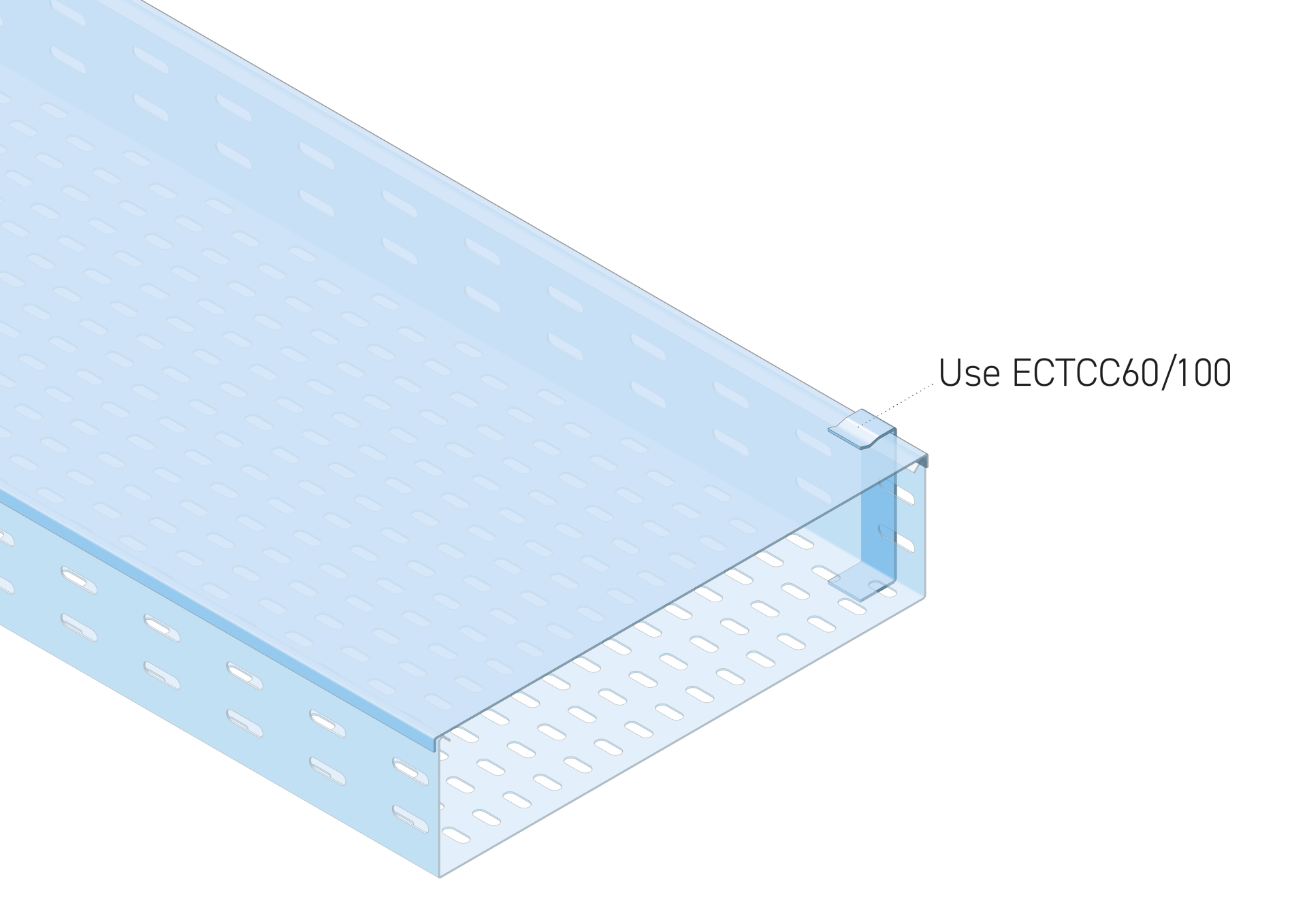 Cover Bend 90° Cable Tray ECT 300 RVS304 | 90° | Stainless Steel 304 ...