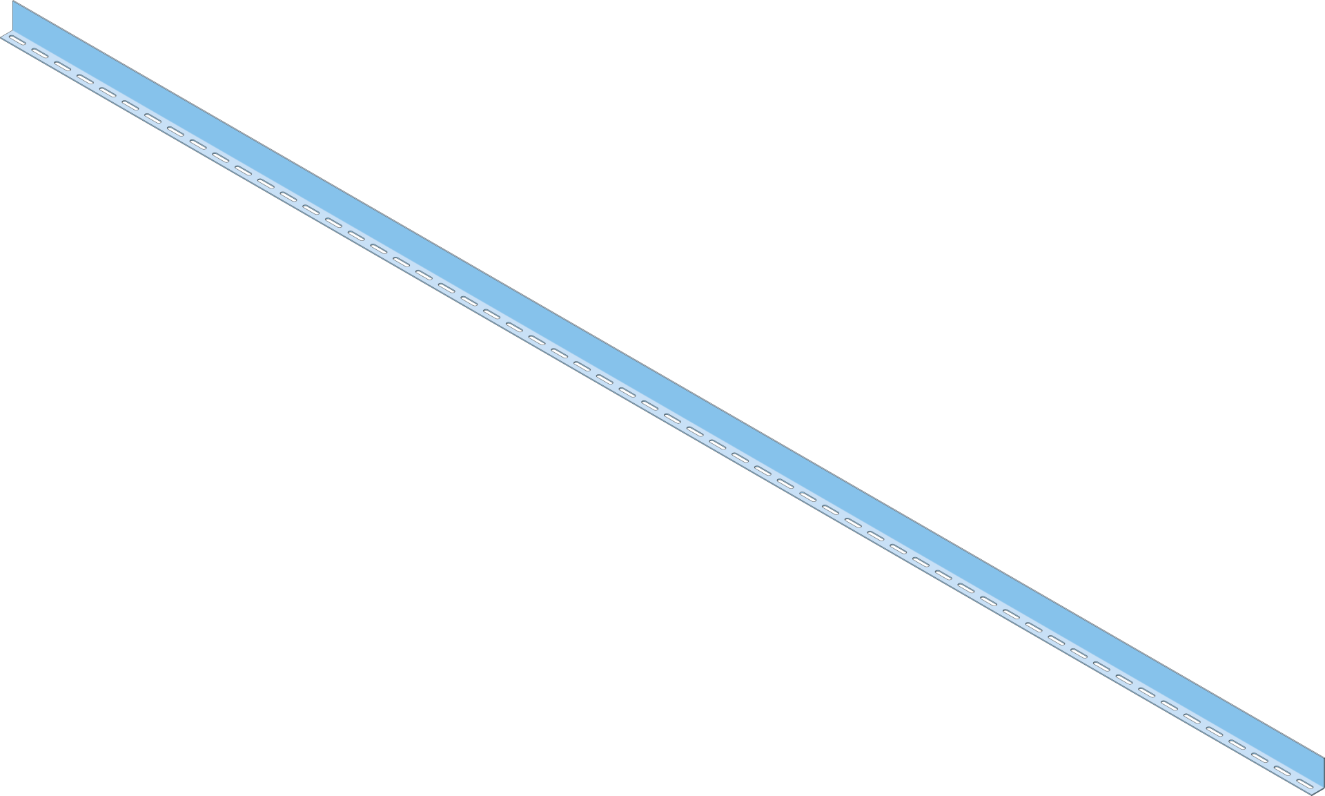 Divider Cable Tray ECT60 PG | 3000 mm | Pre galvanized | 58 mm ...