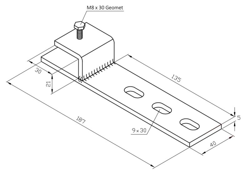 Beam clamps for strut mounting | Eurostrut fastening clamps